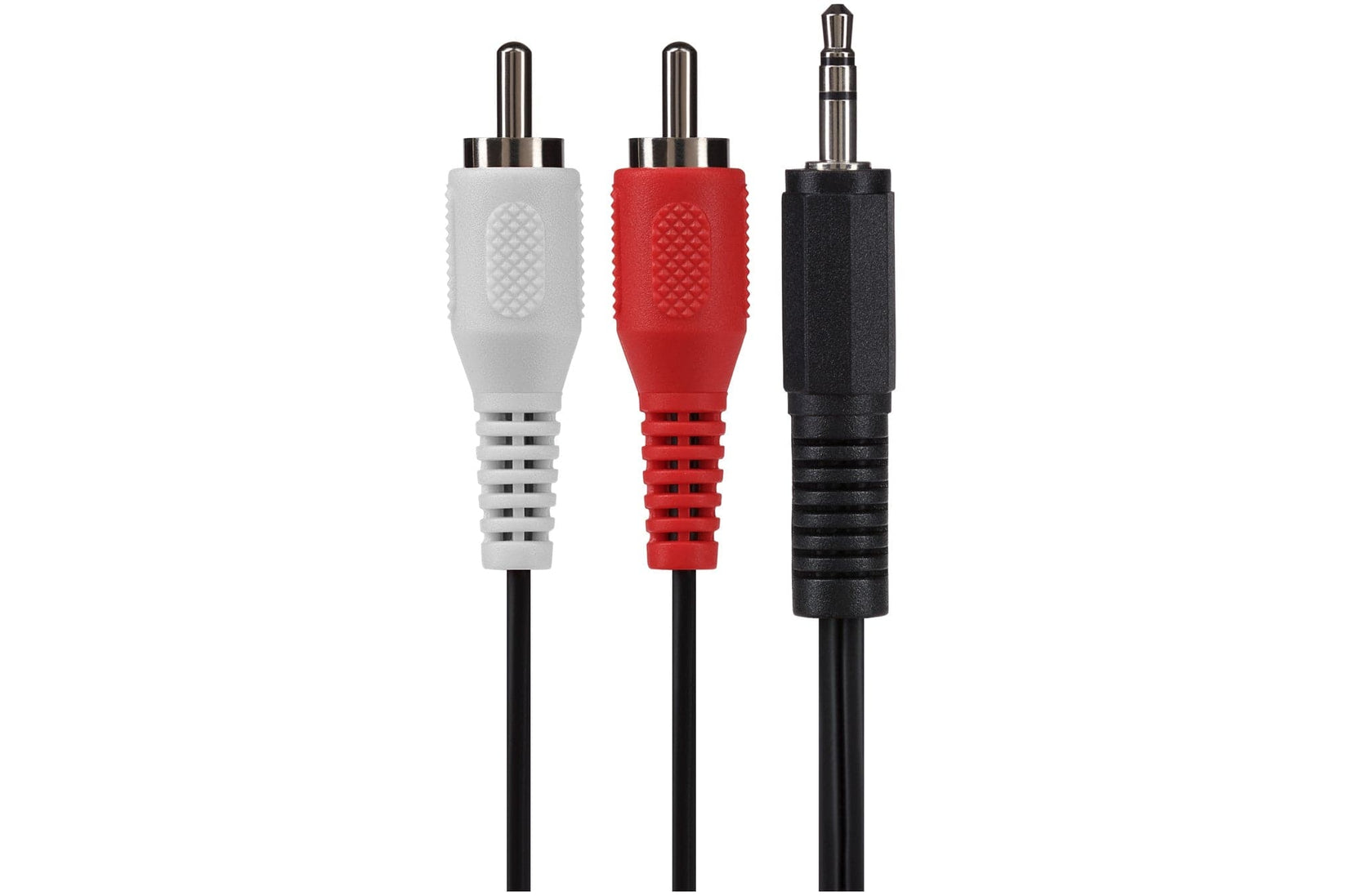 Maplin 3.5mm Aux Stereo 3-Pole Jack Plug to Twin RCA Phono Cable - Bla ...