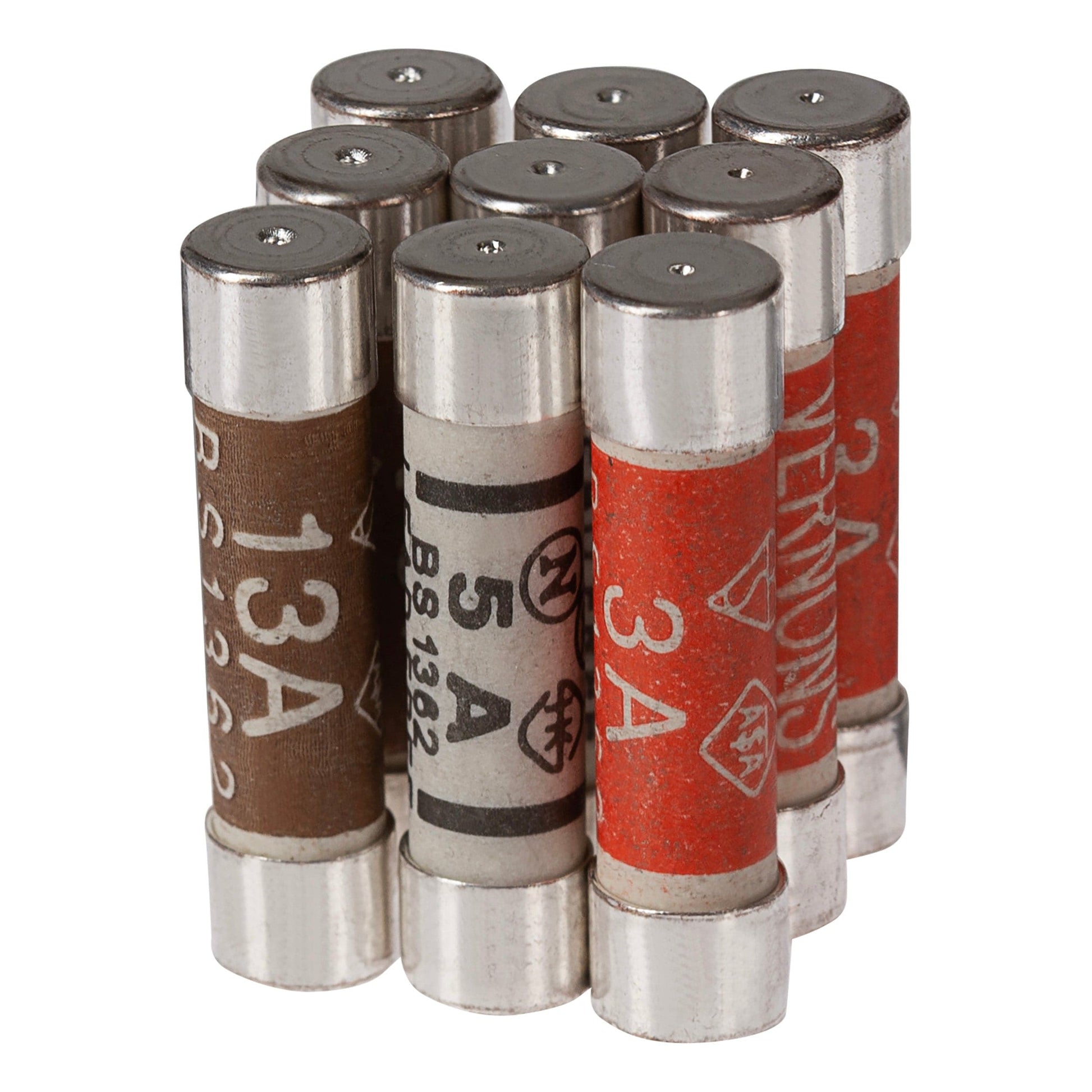 Maplin Mixed Pack of Plug Fuses 3A/5A/13A BS1362 25.4 x 6.4mm - Pack o ...