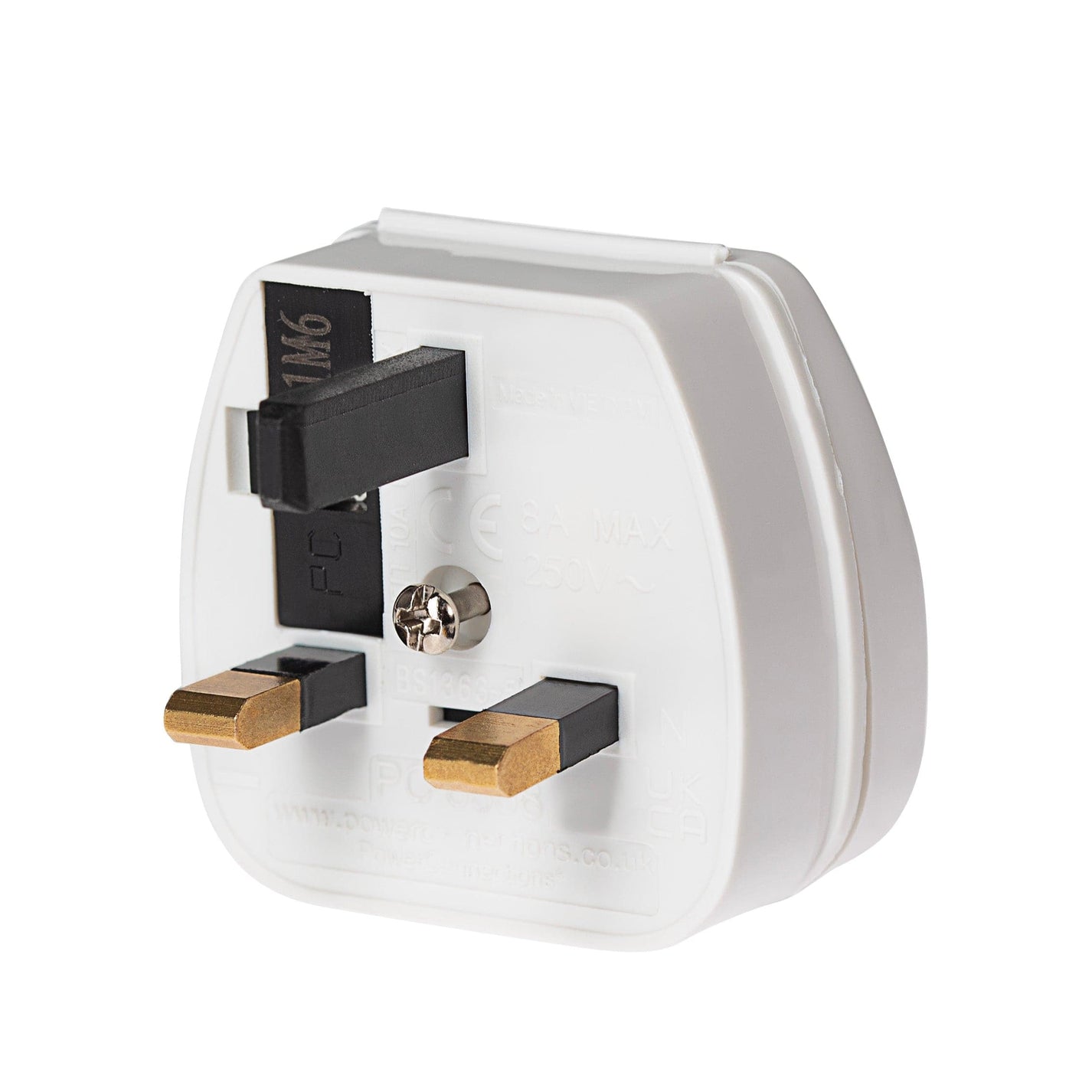 Maplin EU 2 Pin Plug to UK Mains Plug Converter with 5 Amp Fuse & Scre ...