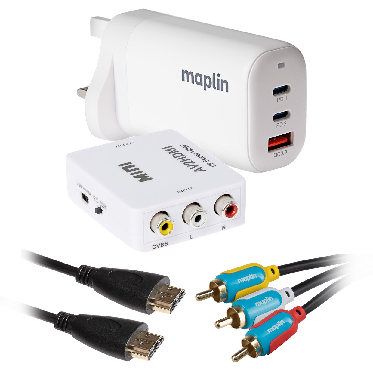 RCA Adapters | Maplin Electronics