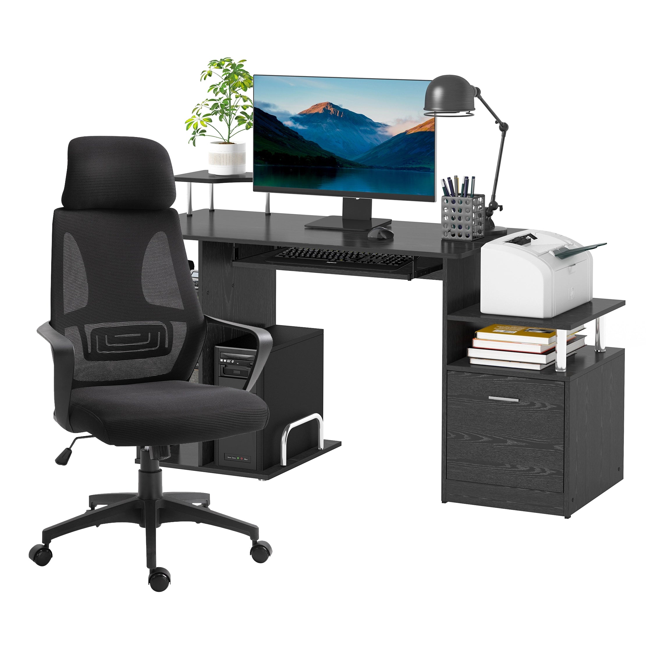 ProperAV Extra Ergonomic Office Bundle | Furniture & Storage | Maplin ...