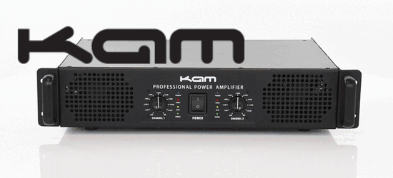 Kam Professional Stereo Power Amp - 200W | Audio | Maplin Electronics