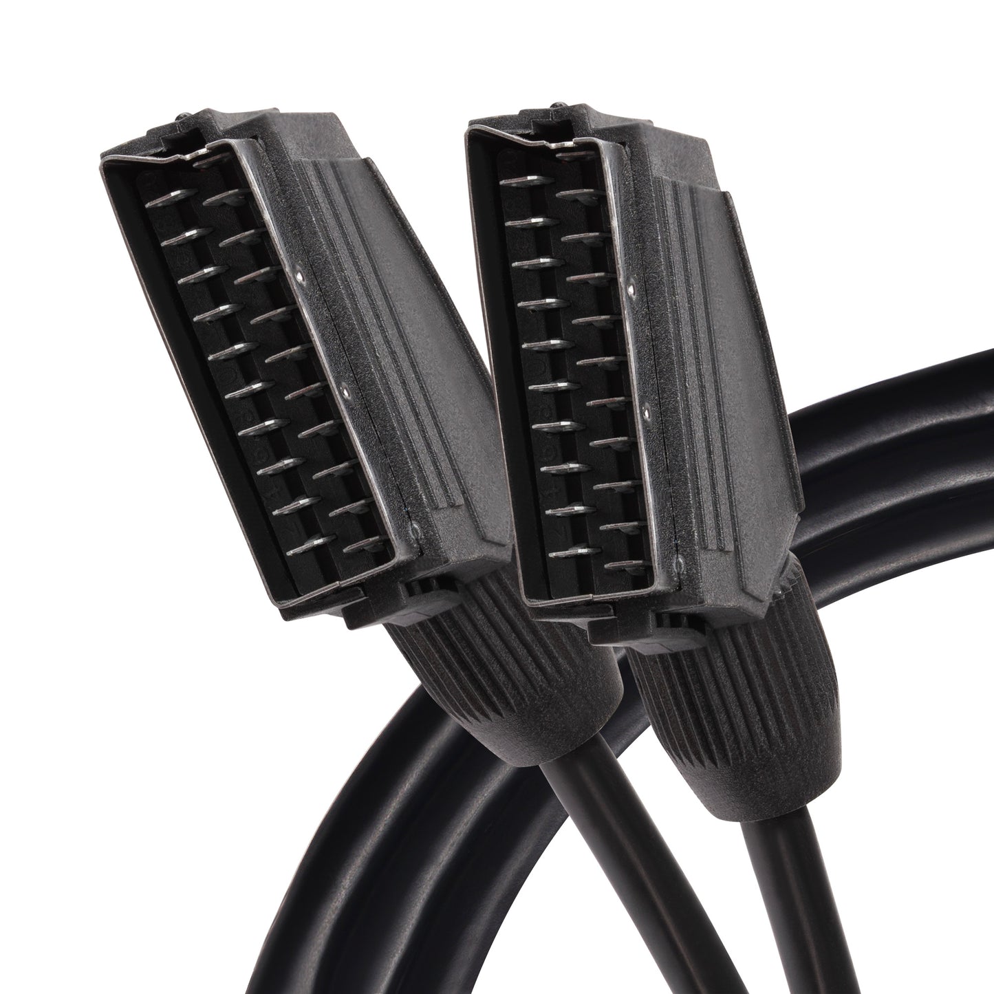 Maplin Premium 21 Pin Connector SCART Cable - Black, 3m | Cables ...