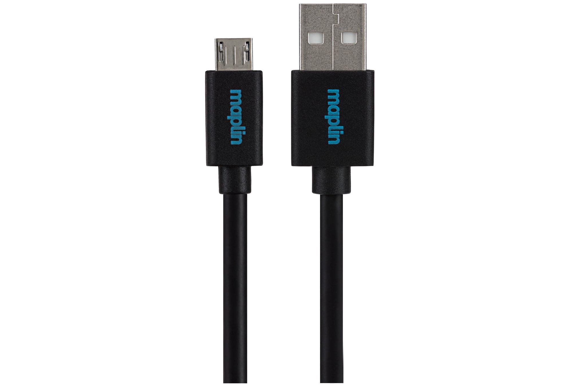 Maplin USB-A to Micro USB-B Male Cable - Black | Cables | Maplin ...