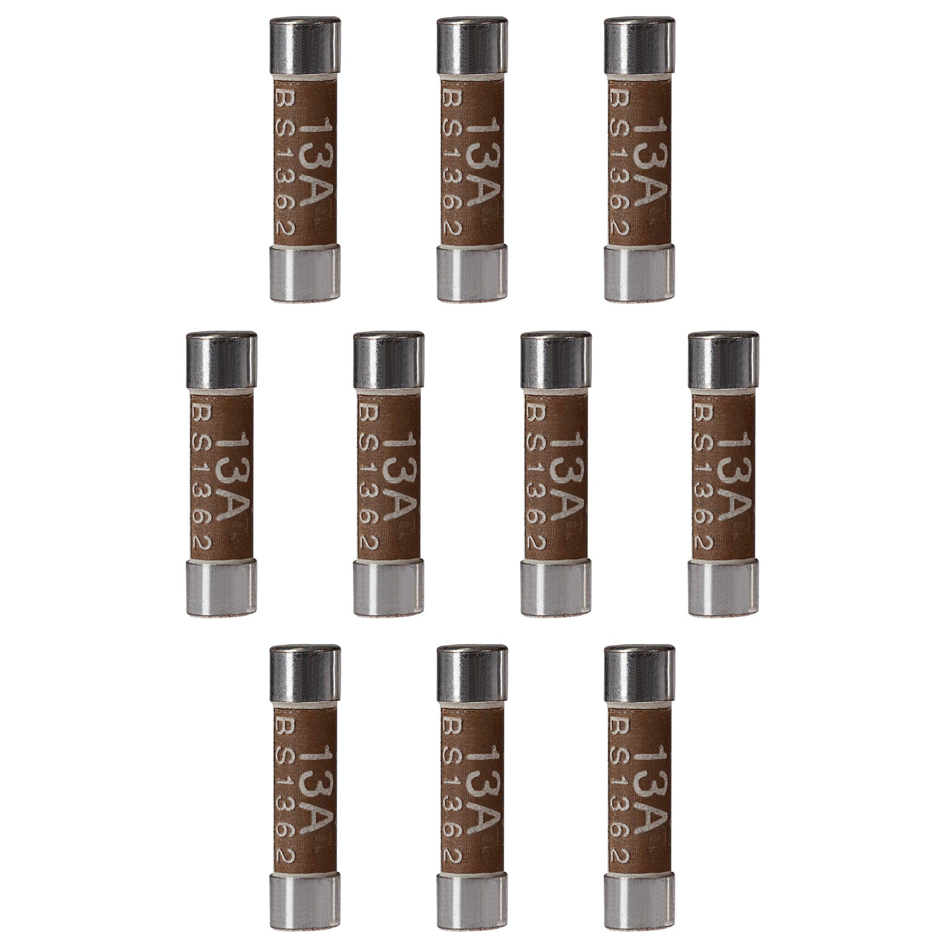 Maplin 13 Amp Plug Fuse BS1362 25.4 x 6.4mm - Pack of 10 | Electricals ...
